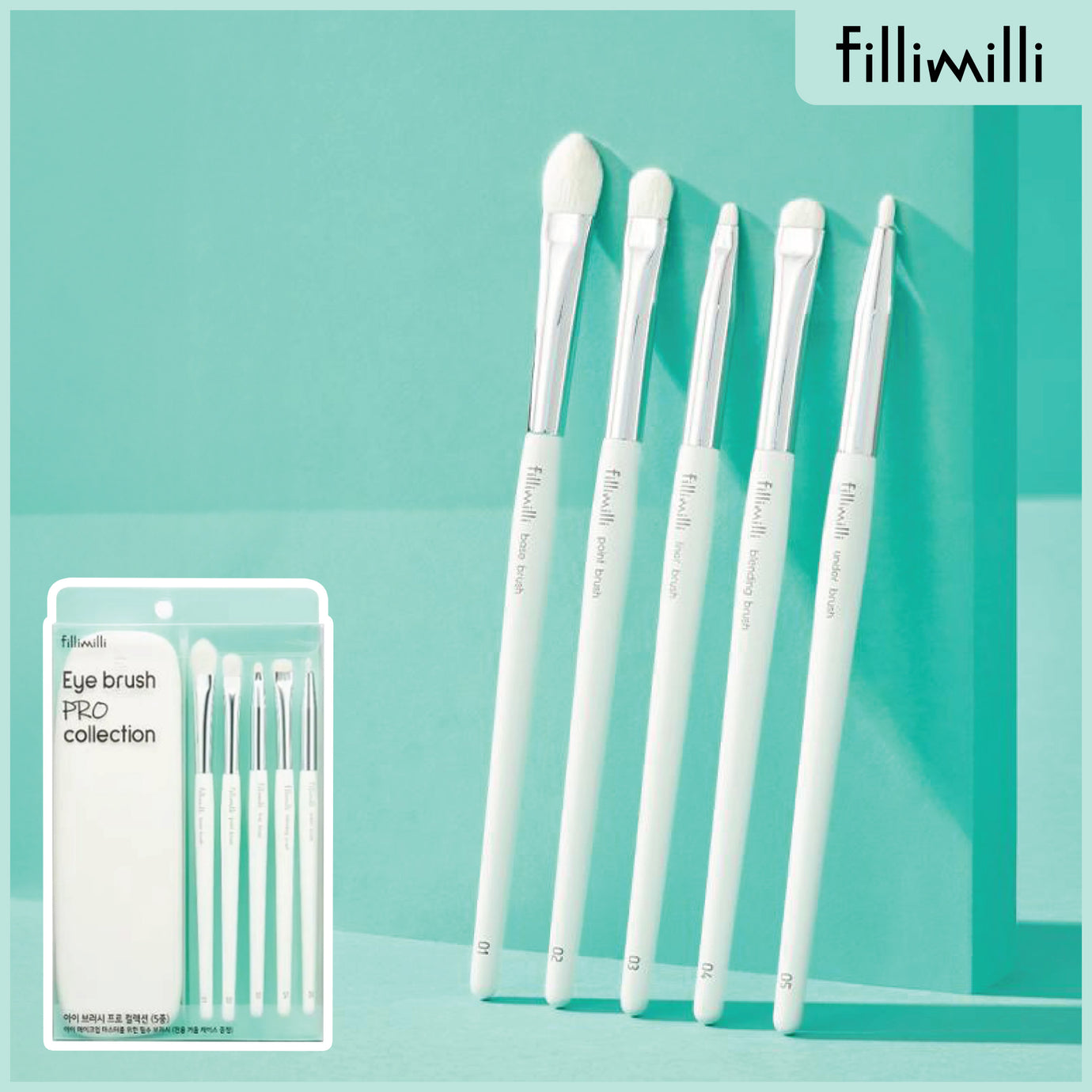 Fillimilli Professional Eye Makeup Brush Set (5pcs) | In-house Brand ...